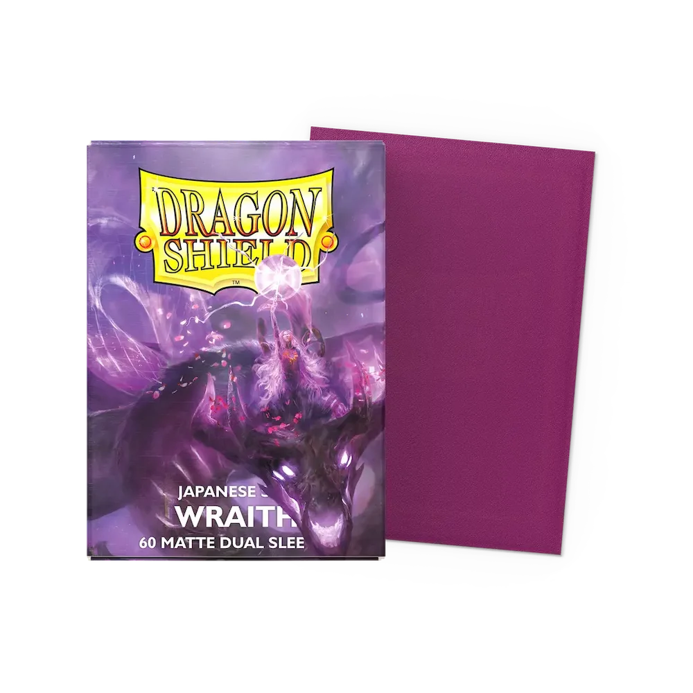Dragon Shield - Wraith: Japanese Size 60 Matte Dual Sleeves (Yu-Gi-Oh ...